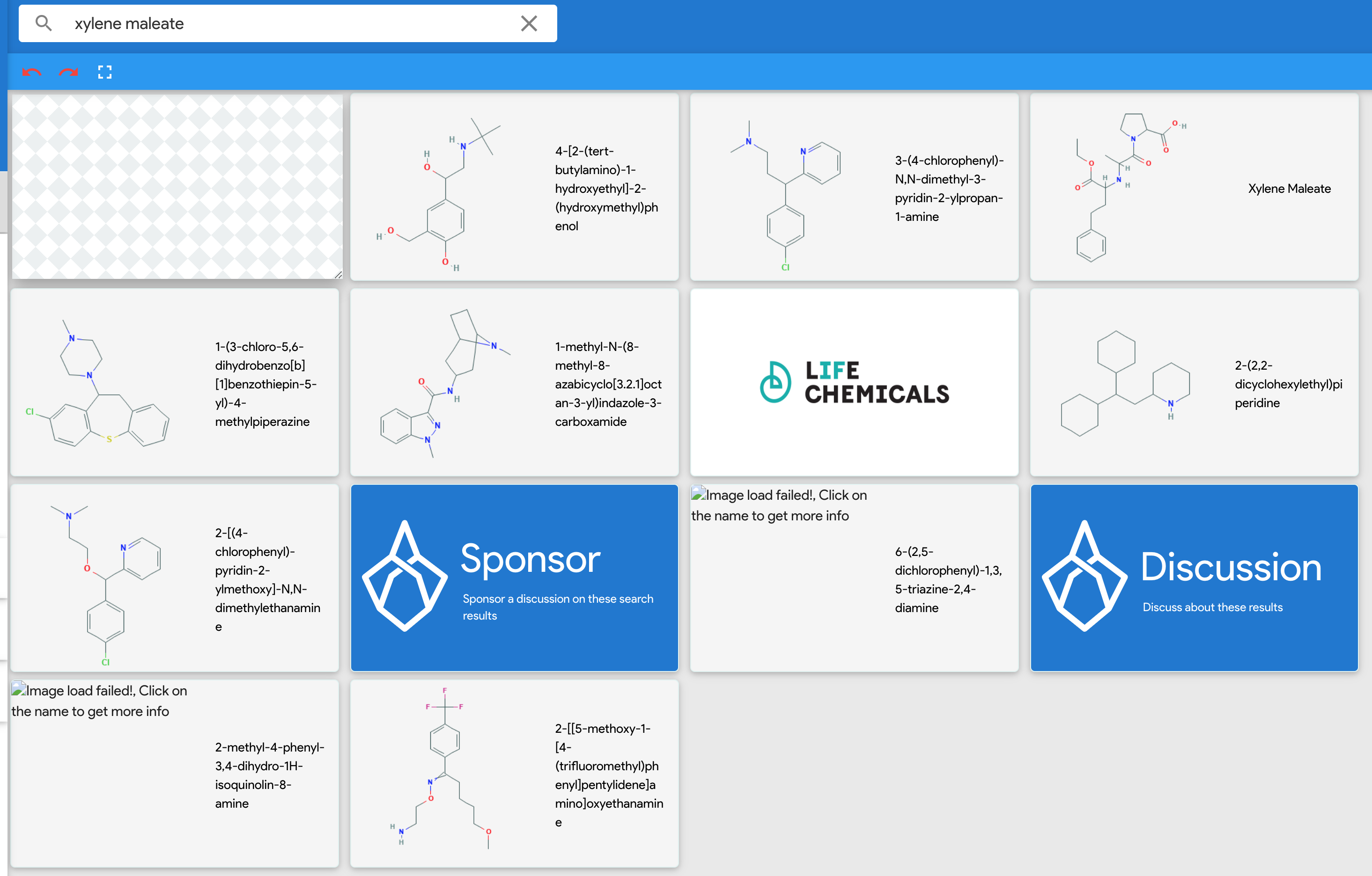 Draw, Search, Analyze Molecular Structures; PeruseLab